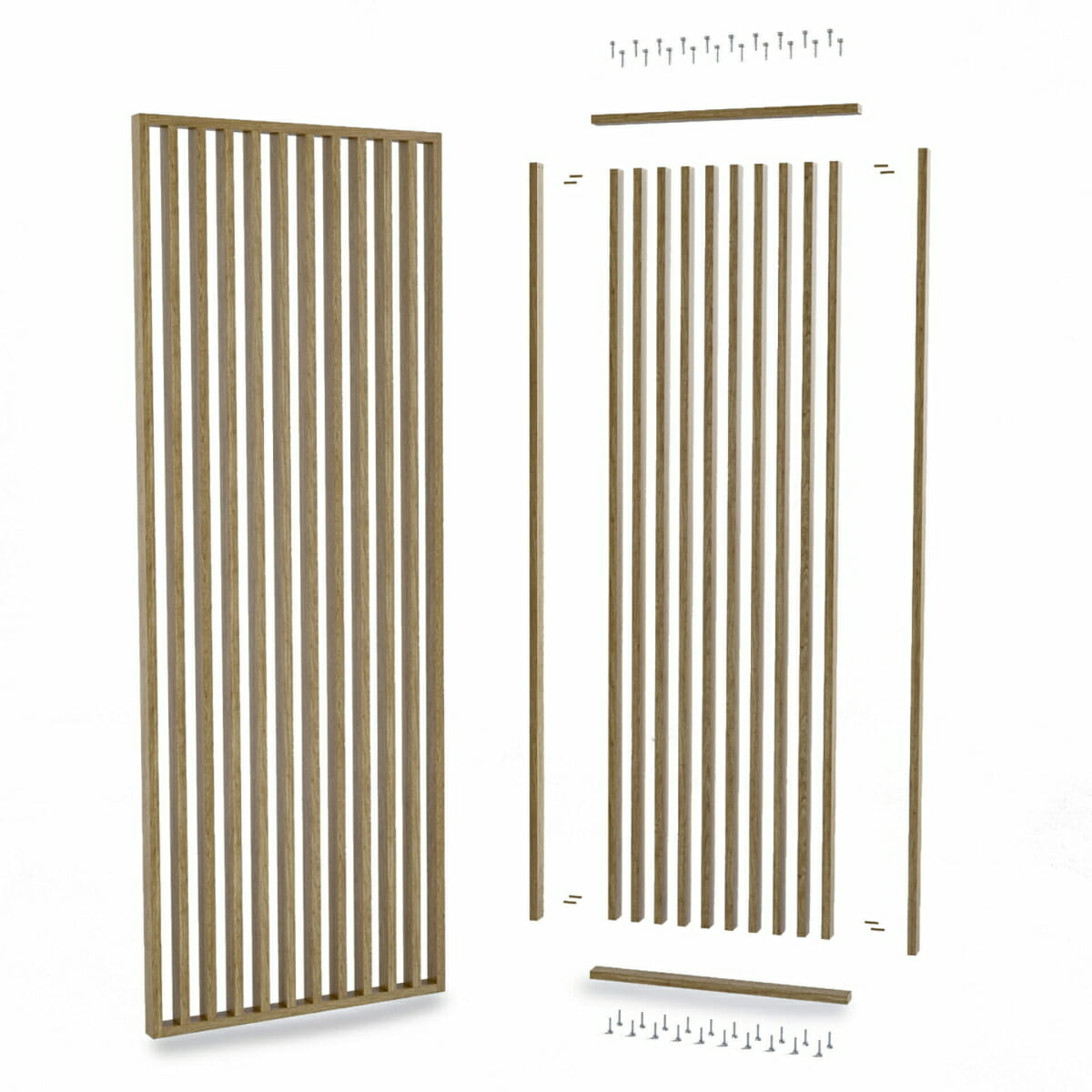 Ąžuolo "KLASIKA" pertvara | 30x70x2750mm | paruošta montavimui | kodas ...