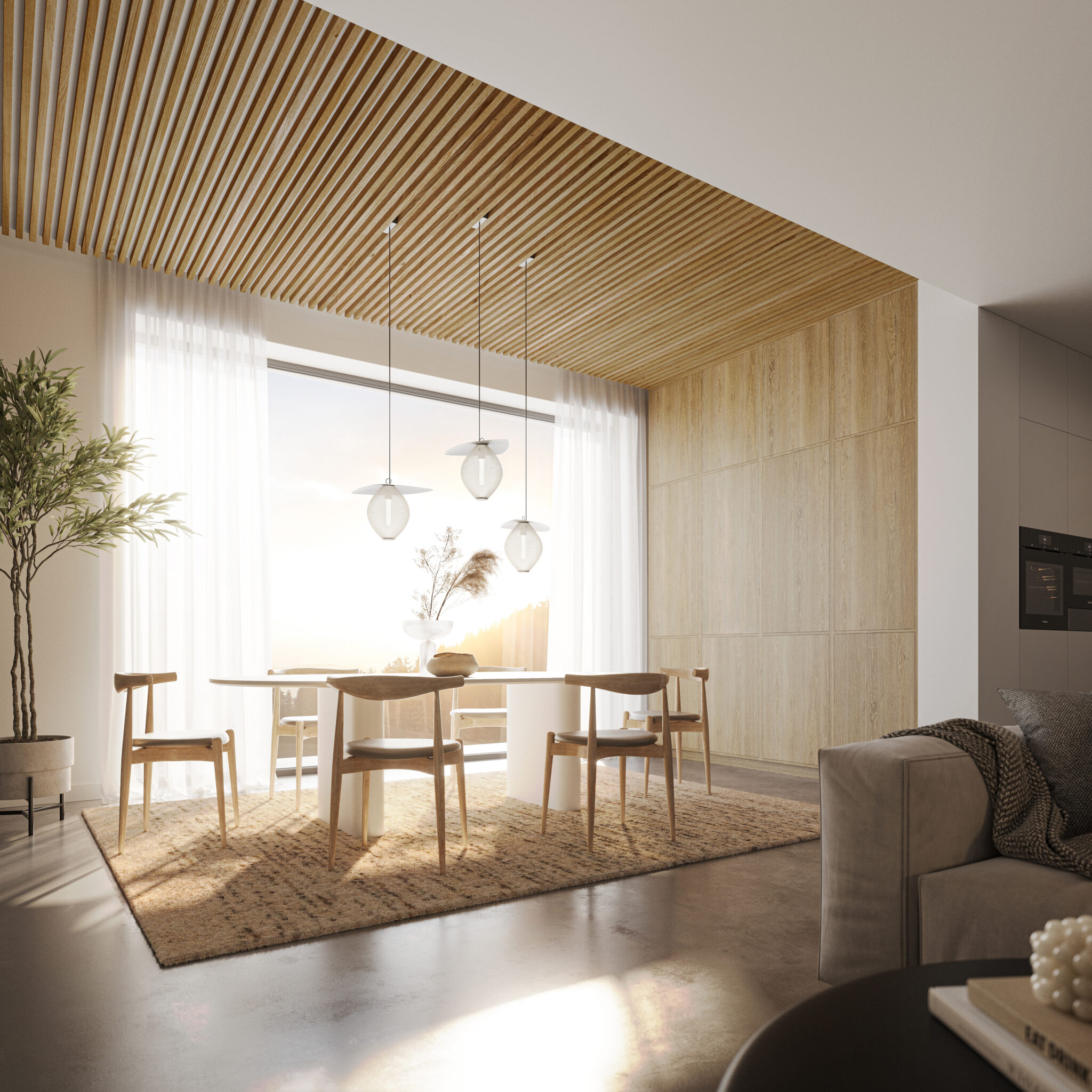 "KLASIKA" ąžuolo spalvos lamelių apdailos plokštės SLIM | 300x24x2750 ...